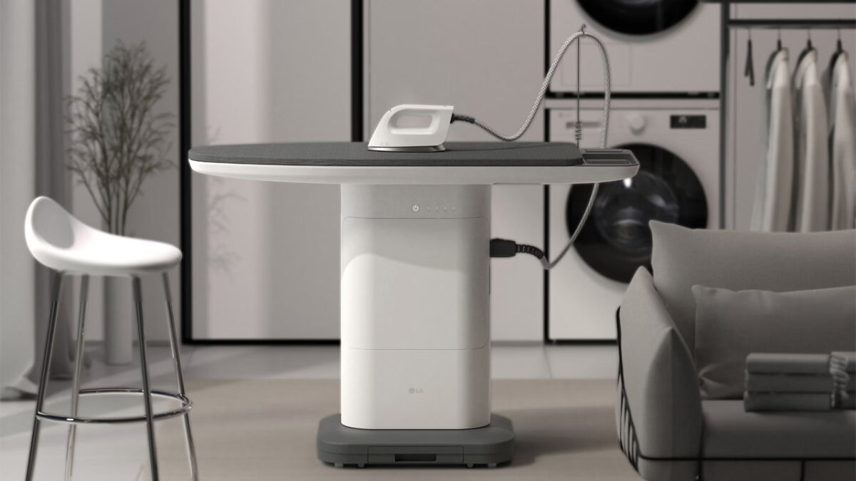 LG's New Stellar Smart Steam Ironing Station Redefines Styling