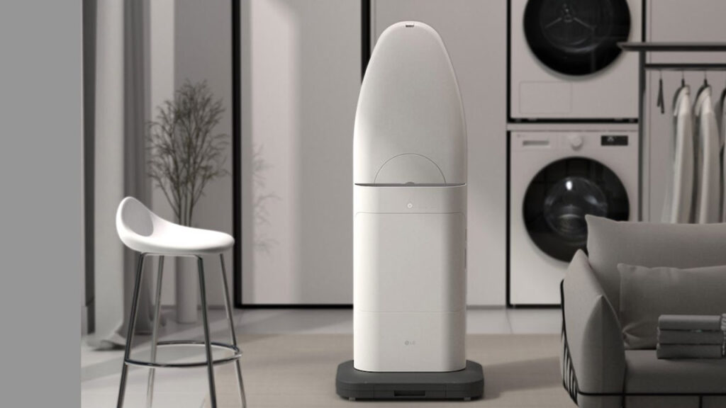 LG's New Stellar Smart Steam Ironing Station Redefines Styling