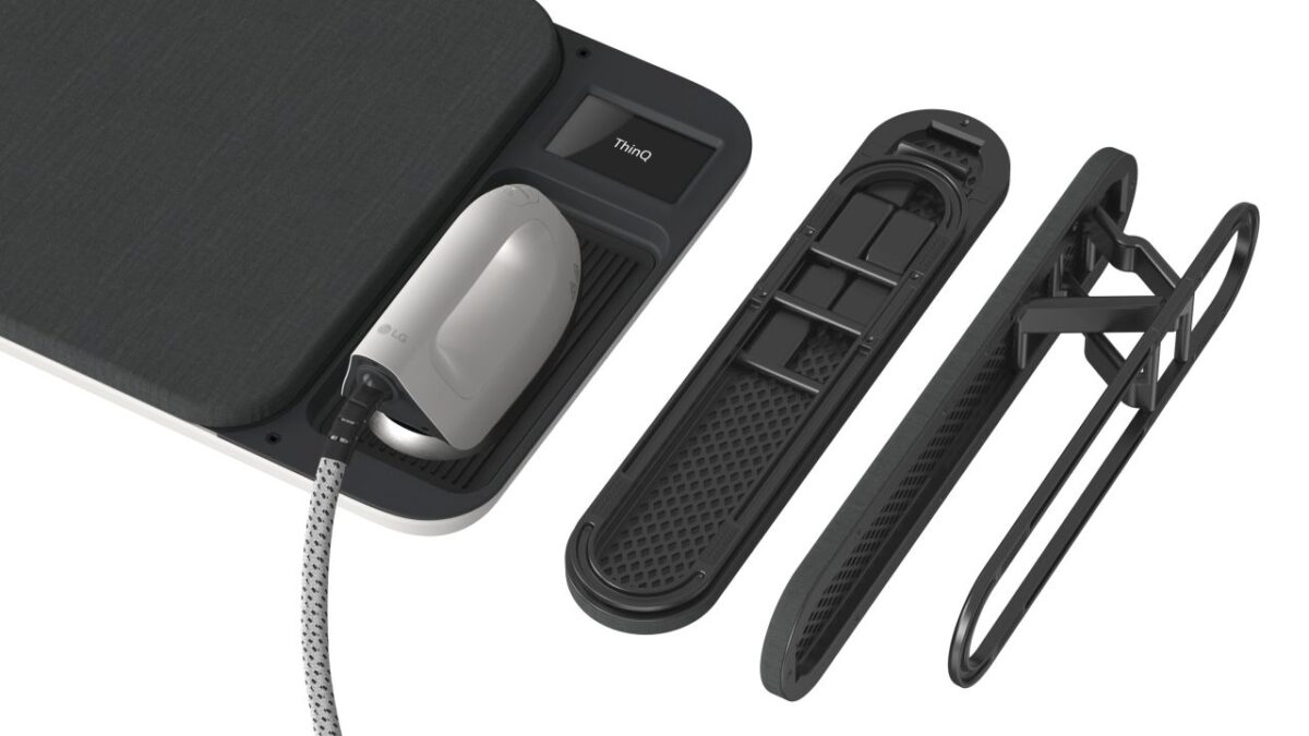 LG's New Stellar Smart Steam Ironing Station Redefines Styling
