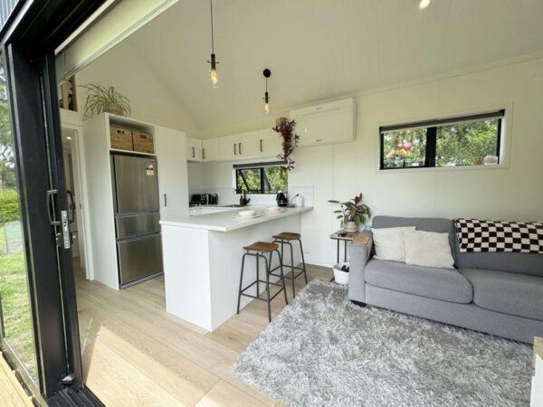New Long Black Tiny House With Loft is Meant for Growing Family