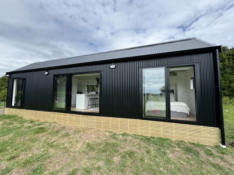 New Long Black Tiny House With Loft is Meant for Growing Family
