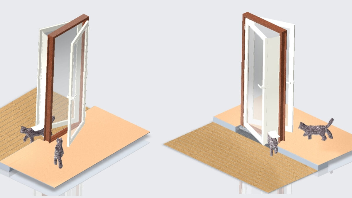 Energy-Efficient Pet Door Lets Cat Come and Go Sans Disturbing