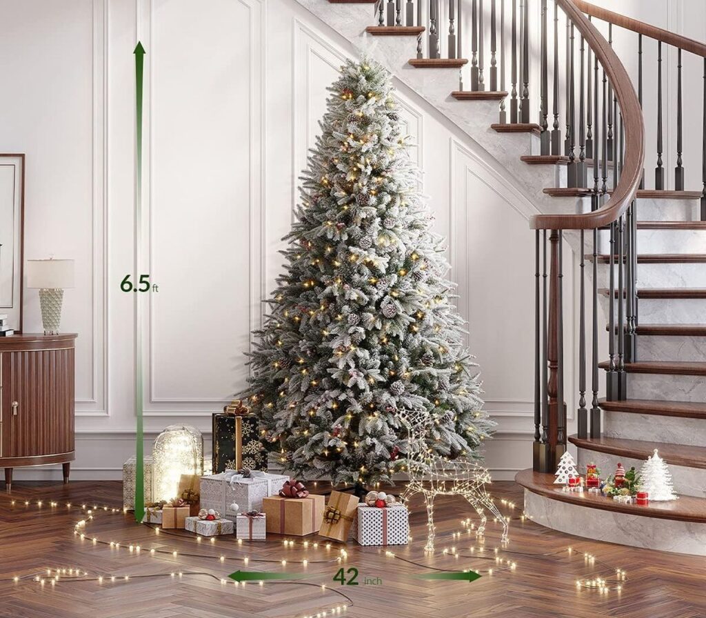 25+ Coolest Snow-Flocked Christmas Trees to Buy in 2025