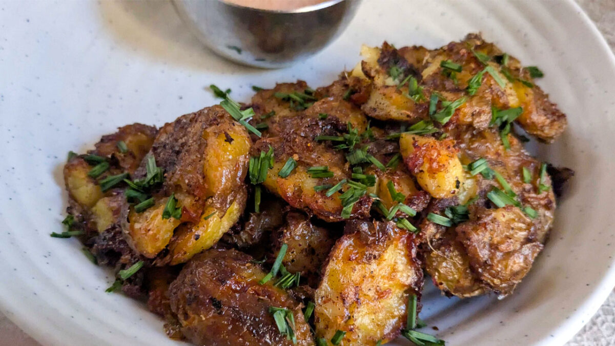 Crispy Smashed Potatoes: My Favorite New Year’s Eve Side Dish