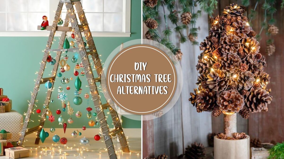 190+ DIY Christmas Tree Alternatives to Try This Year