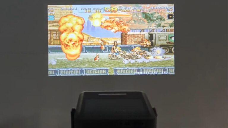 DONGYING A3 is an All-in-1 Projector with a Smart Touchscreen