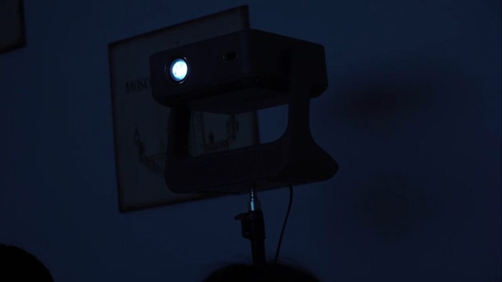 DONGYING A3 is an All-in-1 Projector with a Smart Touchscreen