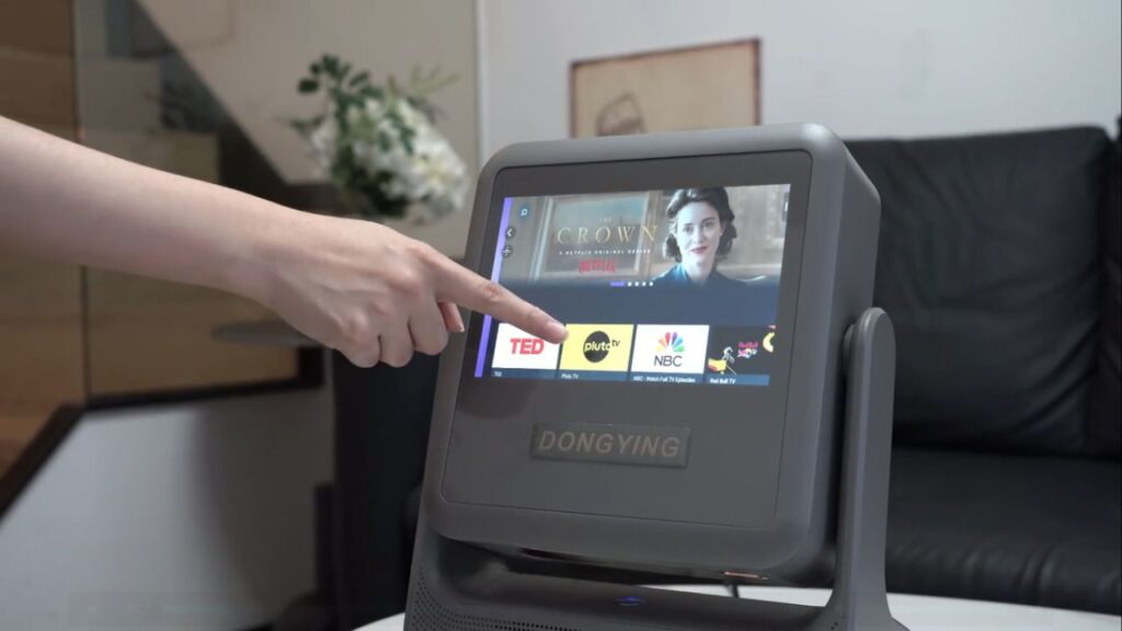 DONGYING A3 is an All-in-1 Projector with a Smart Touchscreen