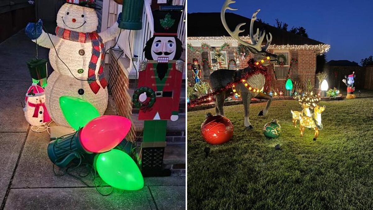 Home Depot Giant Light Bulb is Brightening Christmas This Year