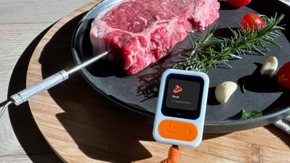 This Palm-Size Meat Thermometer Makes Cooking Effortless