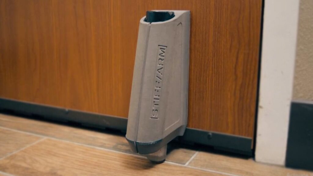 STIFF/ARM Doorstop is Portable Home and Hotel Security Device