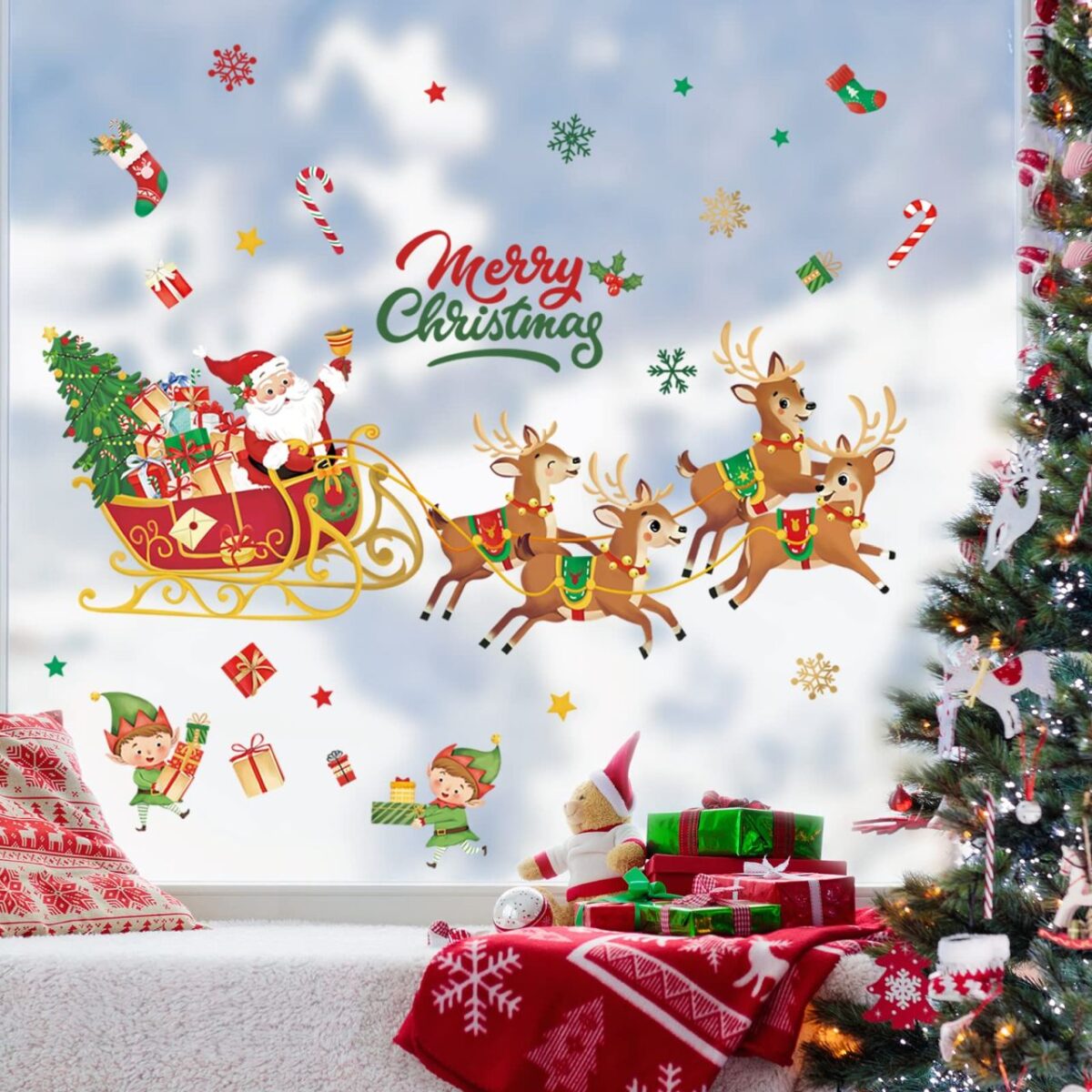 25 Best Christmas Wall Decals to Buy for Under $50
