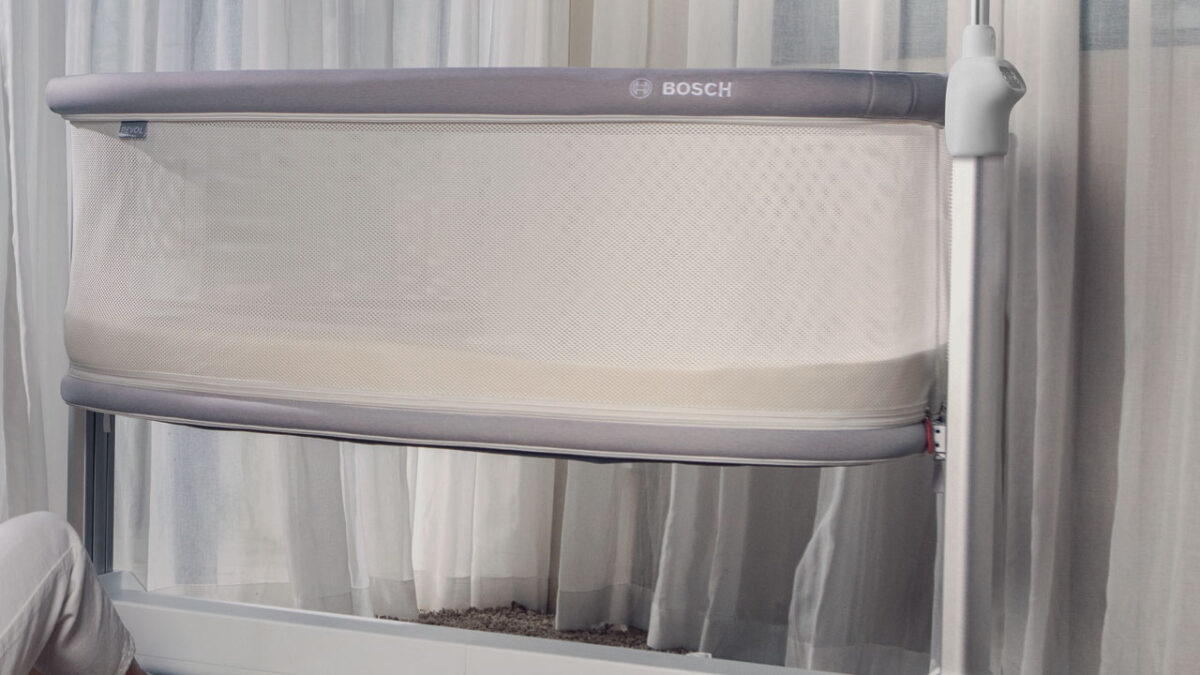 Bosch's AI-Enabled Bassinet Monitors Your Baby’s Sleep & Health