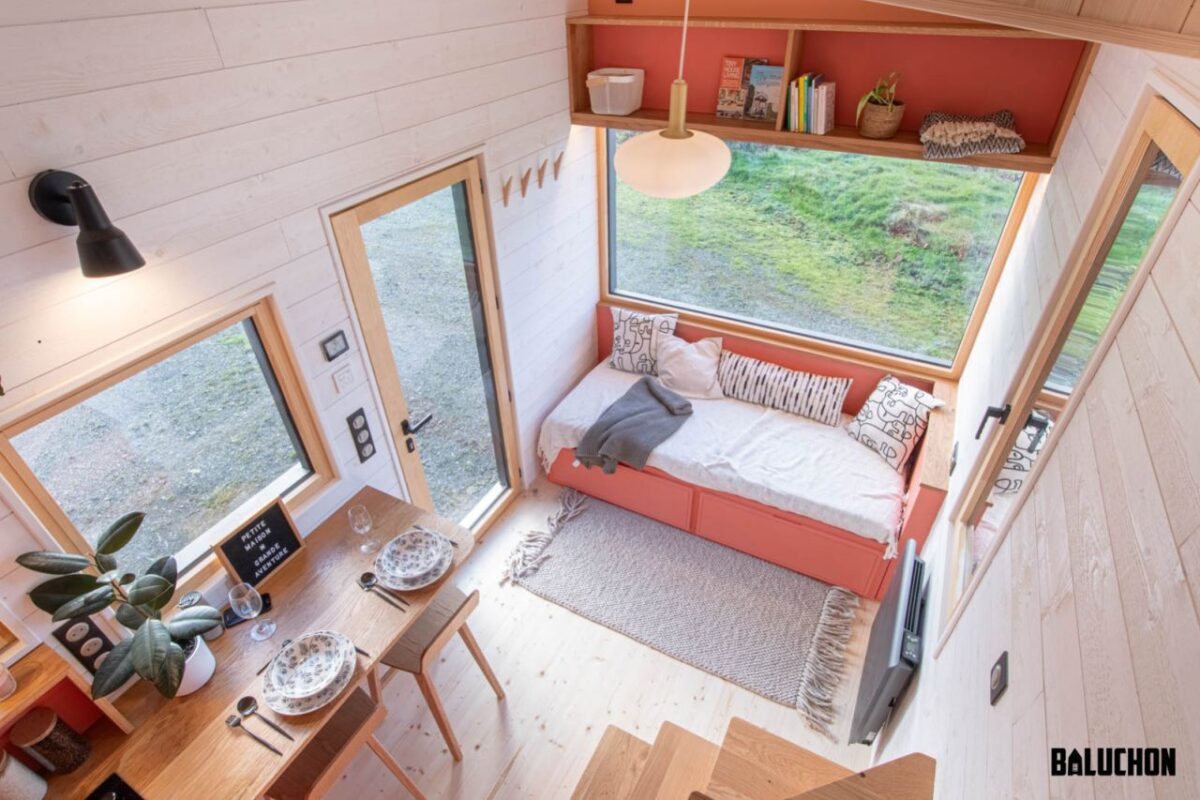 20ft Cardabelle Tiny House Features Hidden Nooks for Accessories