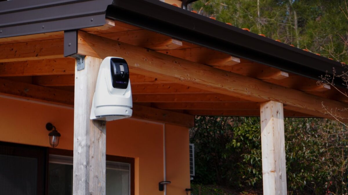 Paintball Shooting Security Camera Targets & Fires Pellets