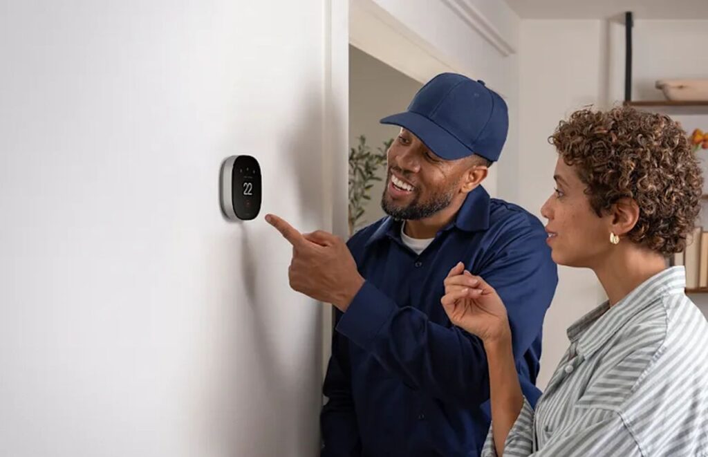 Ecobee Essential Smart Thermostat has Full-Color Touchscreen