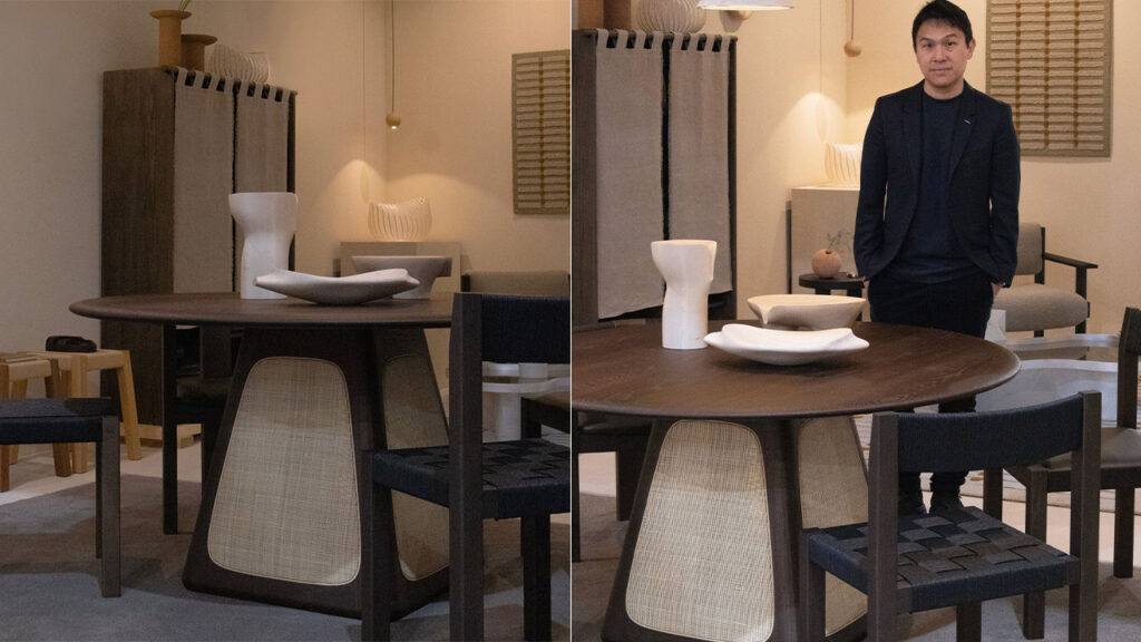 Gabriel Tan Showcases Rattan as the Star of Monumental Table