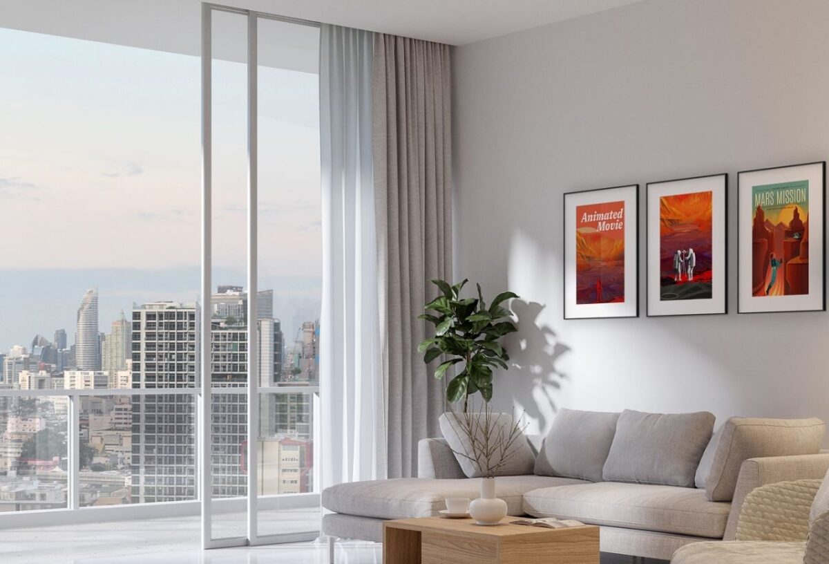 InkPoster Glare-Free E-Ink Screen Brings Art to Life on Your Walls