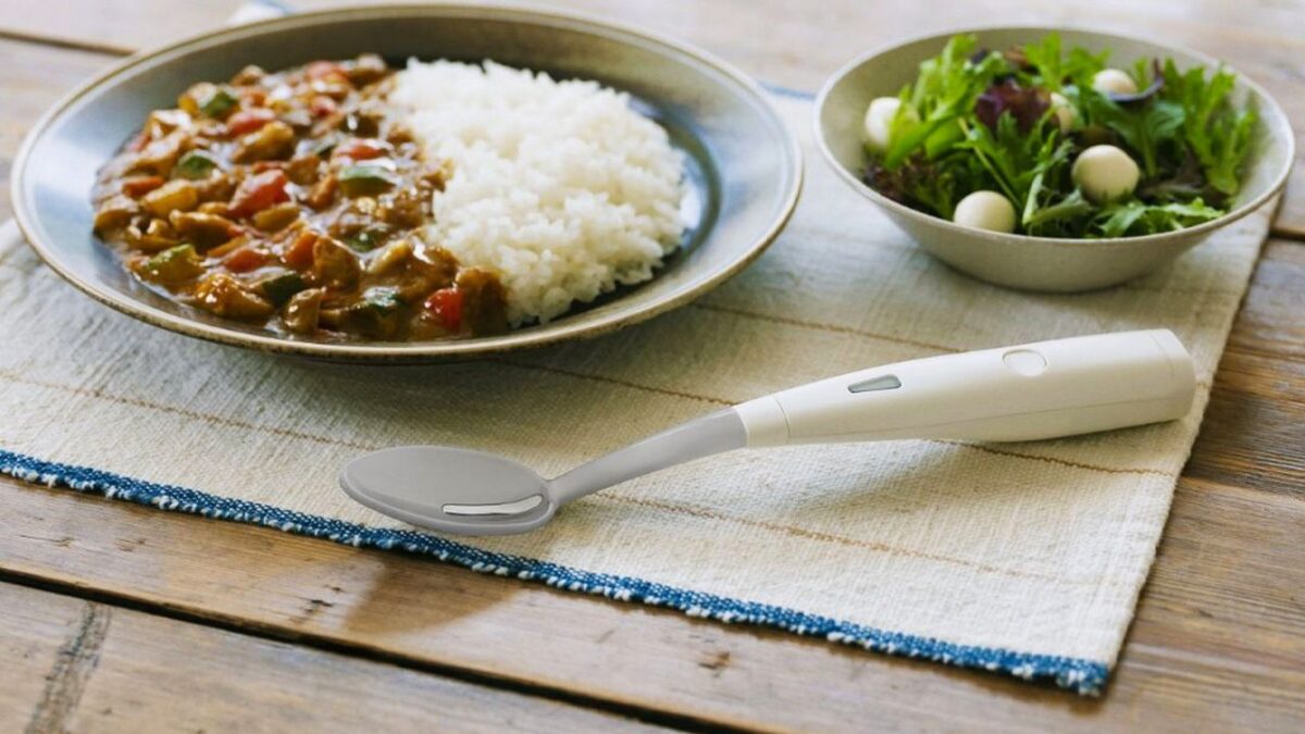 Electric Salt Spoon Enhances Flavor of Food Without Added NaCl