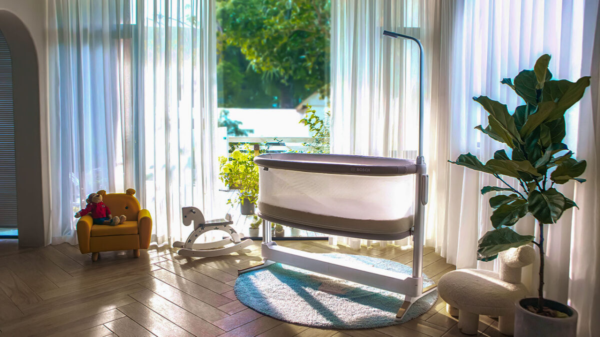 Bosch's AI-Enabled Bassinet Monitors Your Baby’s Sleep & Health