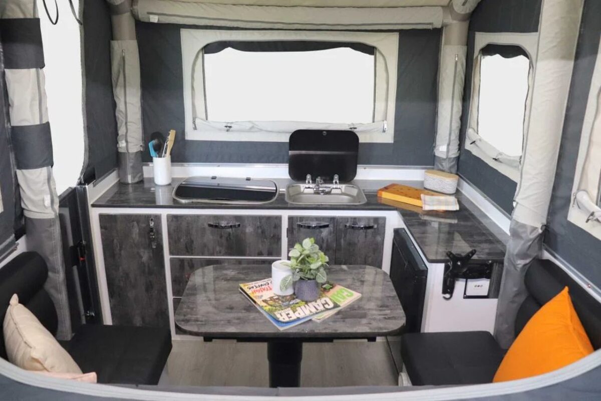 A1 Star Vision Off-Grid Trailer Expands Into Spacious Campsite