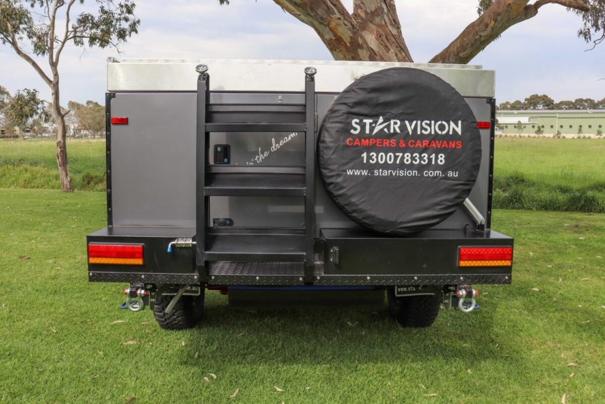 A1 Star Vision Off-Grid Trailer Expands Into Spacious Campsite
