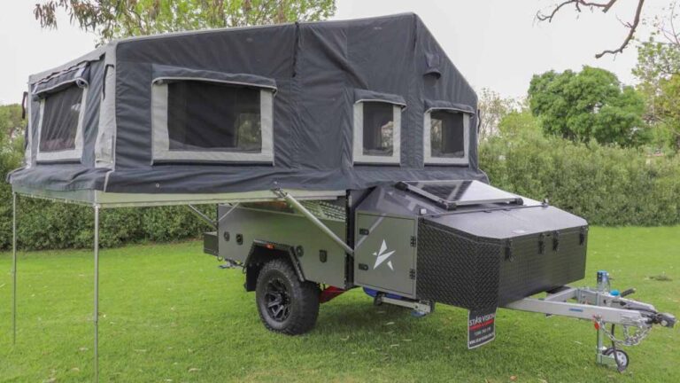 A1 Star Vision Off-Grid Trailer Expands Into Spacious Campsite