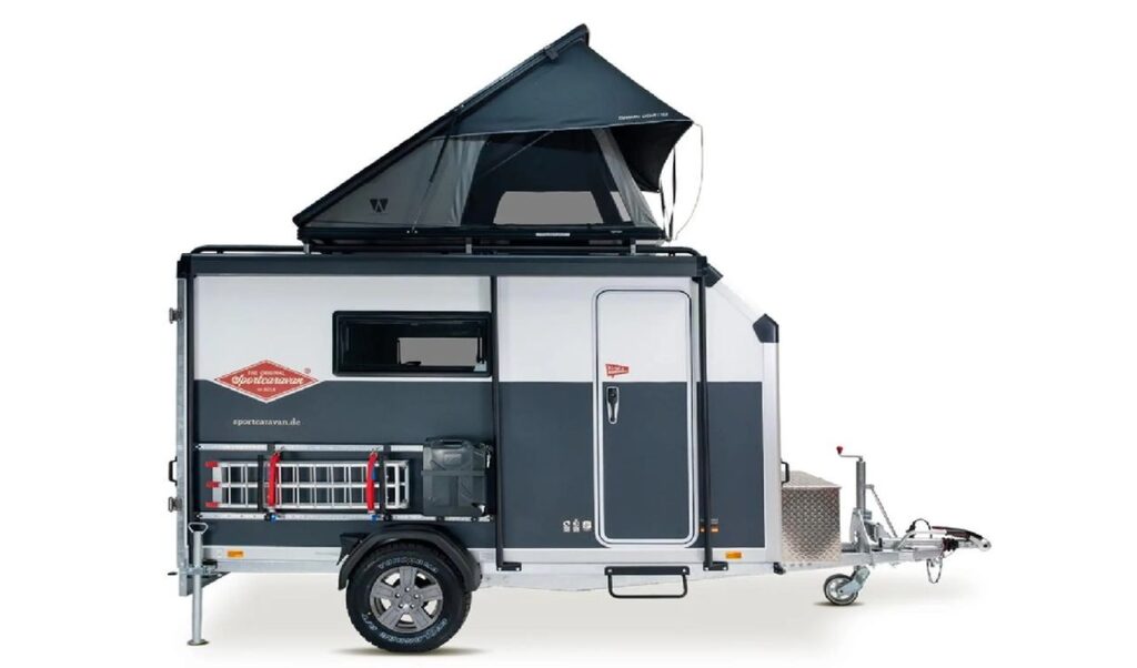 Cube 3 Trailer can be Used for Transport, Living and Camping