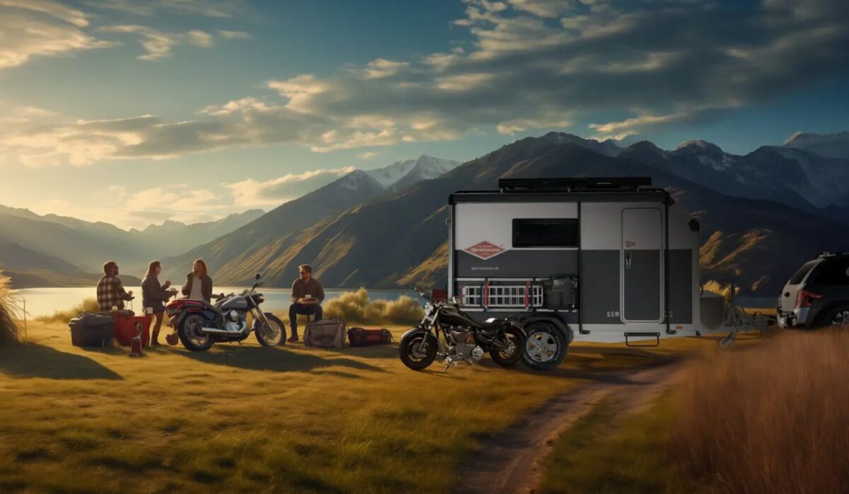 Cube 3 Trailer can be Used for Transport, Living and Camping