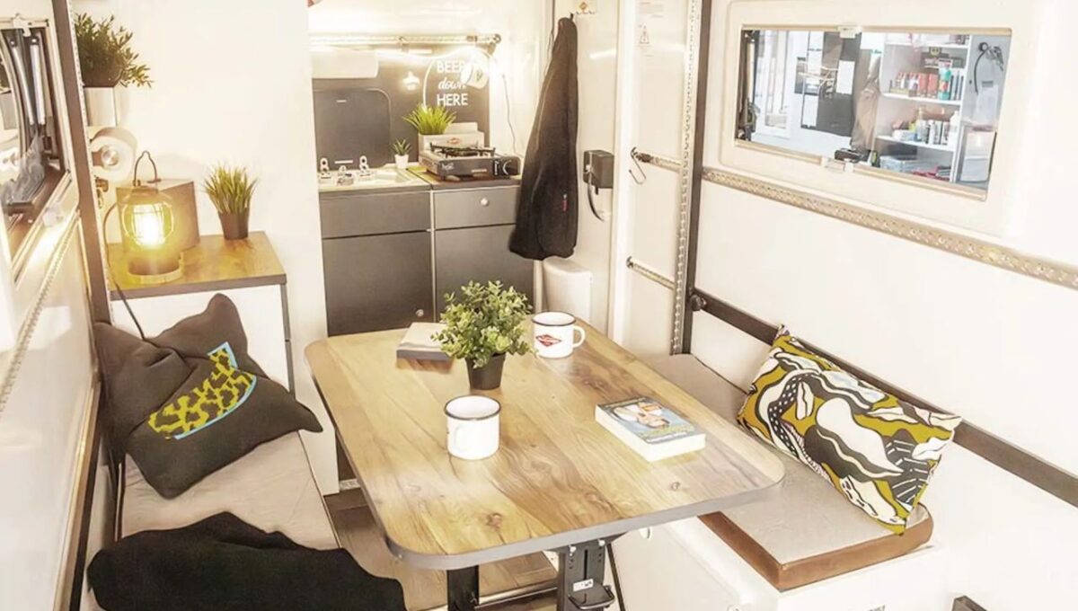 Cube 3 Trailer can be Used for Transport, Living and Camping