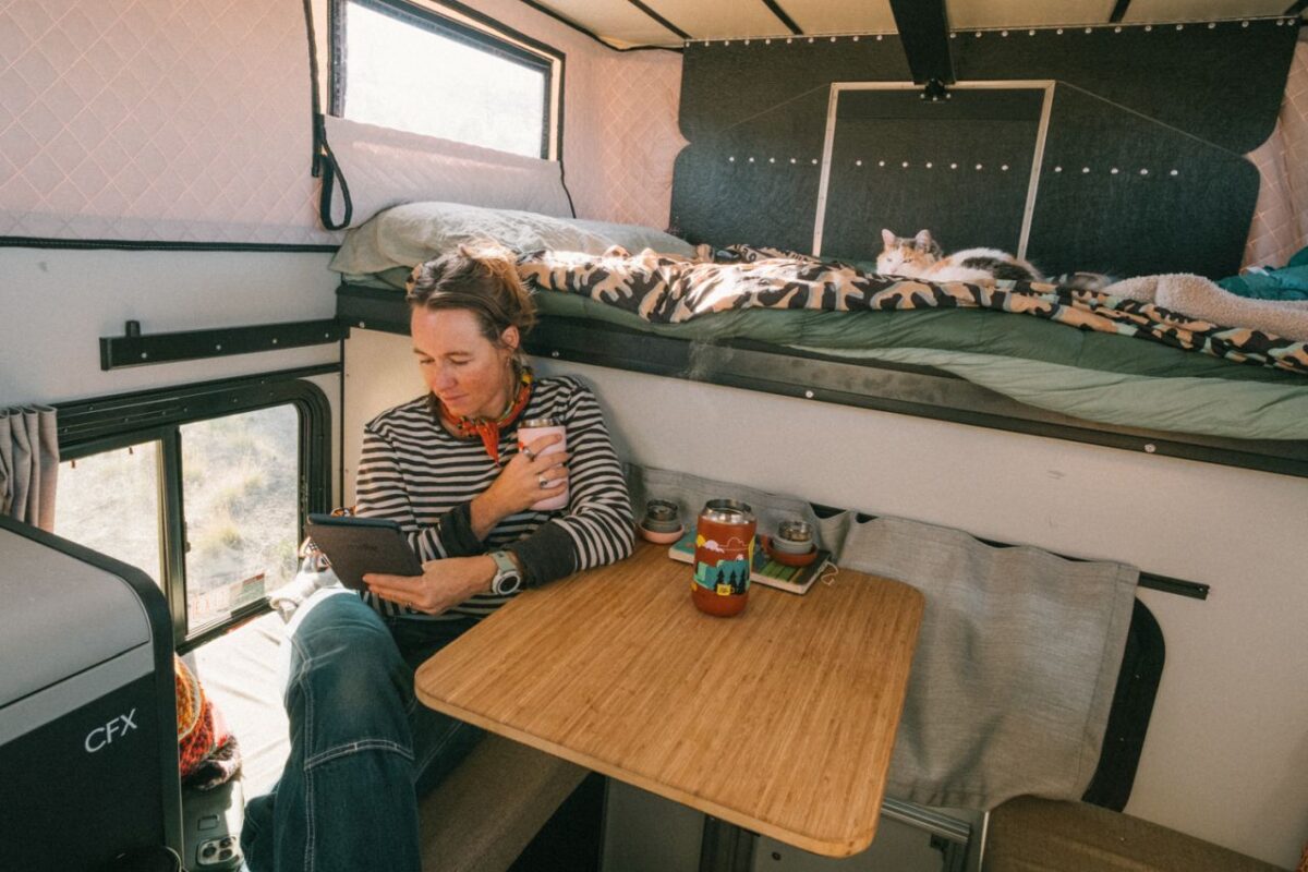 CampOut Slide-In Truck Camper Features Modular Interior Design