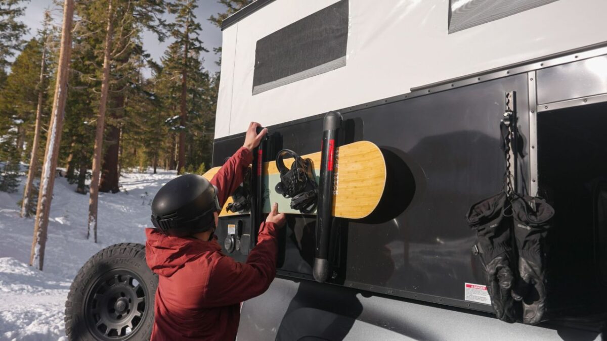 CampOut Slide-In Truck Camper Features Modular Interior Design