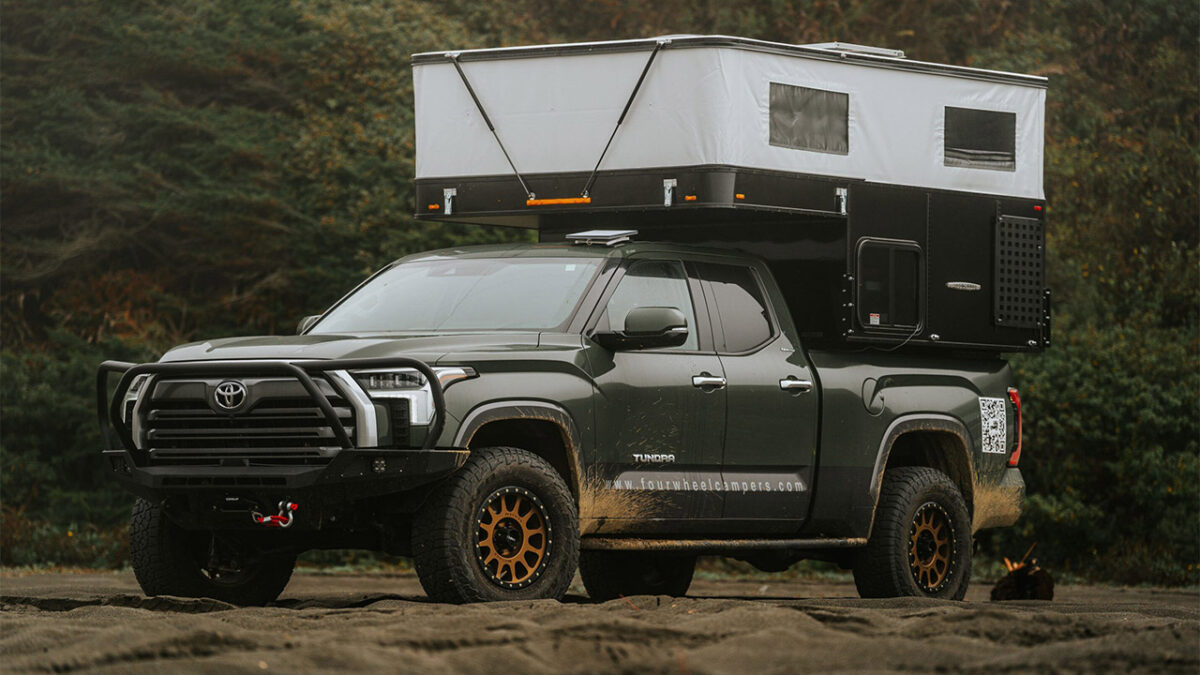CampOut Slide-In Truck Camper Features Modular Interior Design