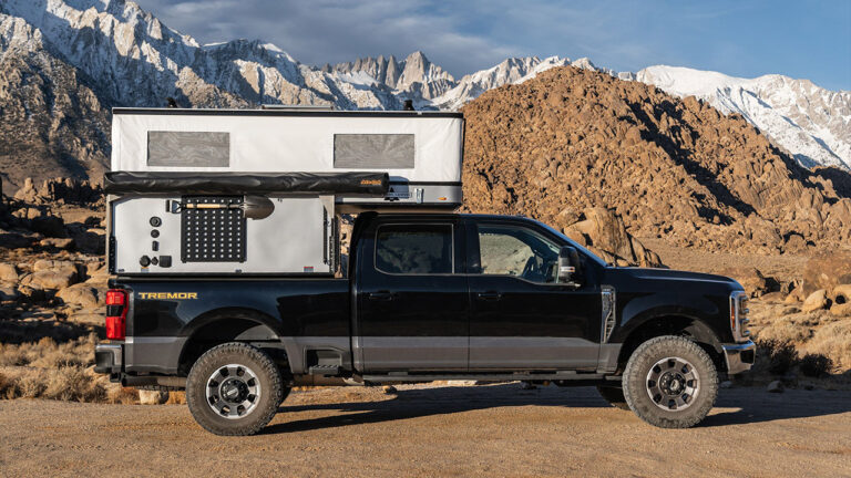 CampOut Slide-In Truck Camper Features Modular Interior Design