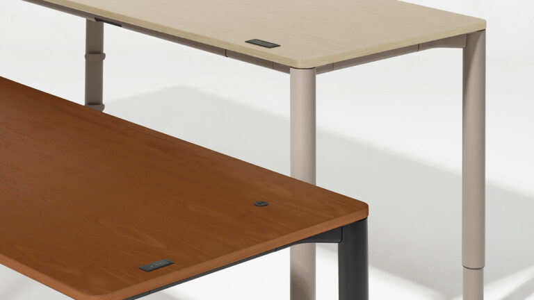 Herman Miller Launches Four-Legged Spout Sit-to-Stand Table