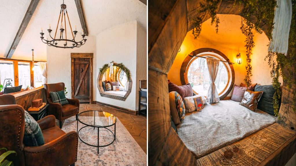 Merry Mushroom is Magical Hobbit House Airbnb in Georgia