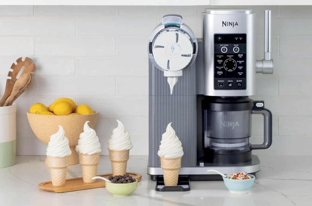 Ninja Swirl Countertop Ice Cream Maker Serves Soft Serve at Home