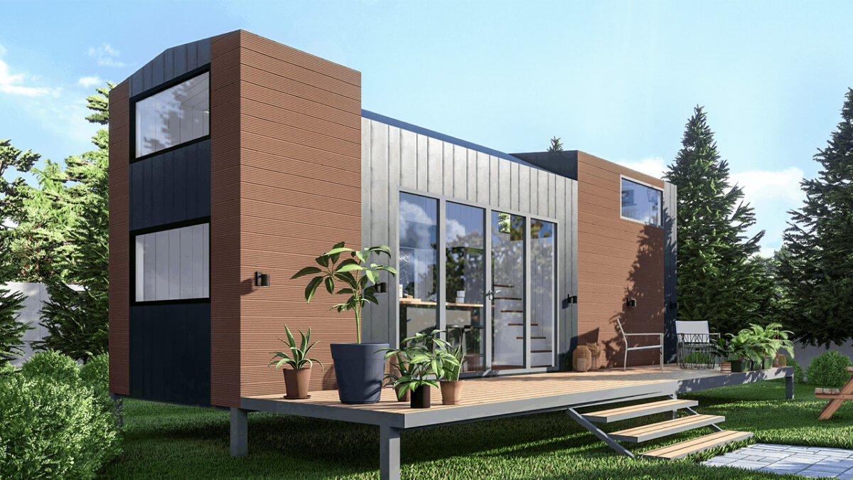 Kafka Tiny House Features Two Mezzanines and Spacious Layout