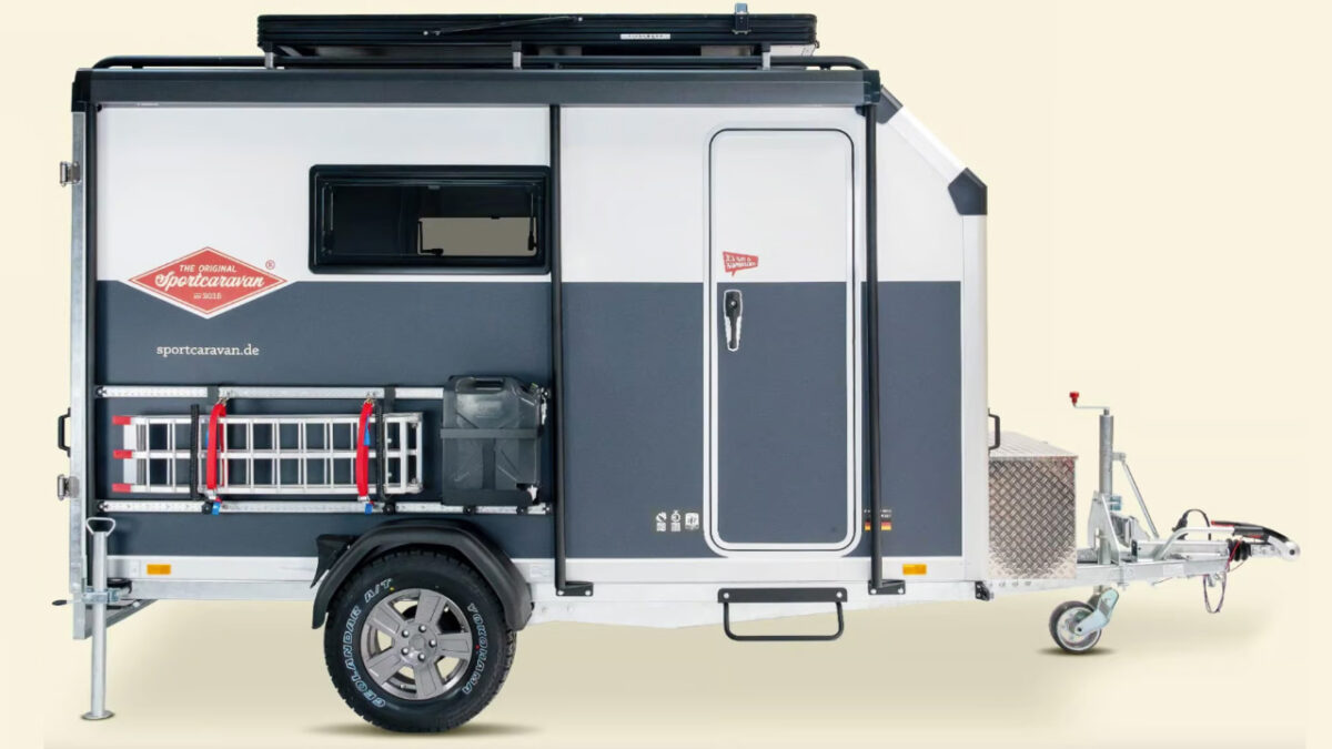 Cube 3 Trailer can be Used for Transport, Living and Camping