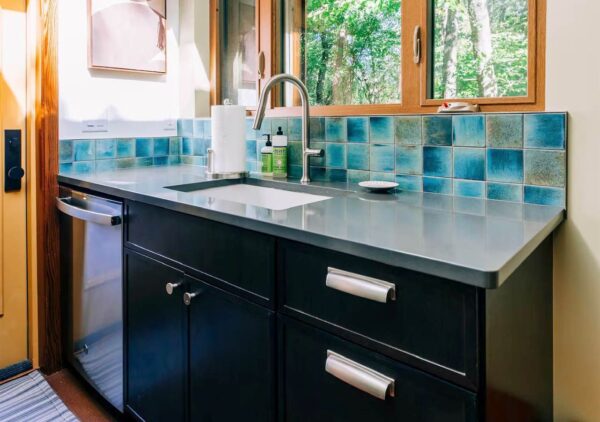 Ellwood Box Hop Shipping Container Home Perches Over Waterfall