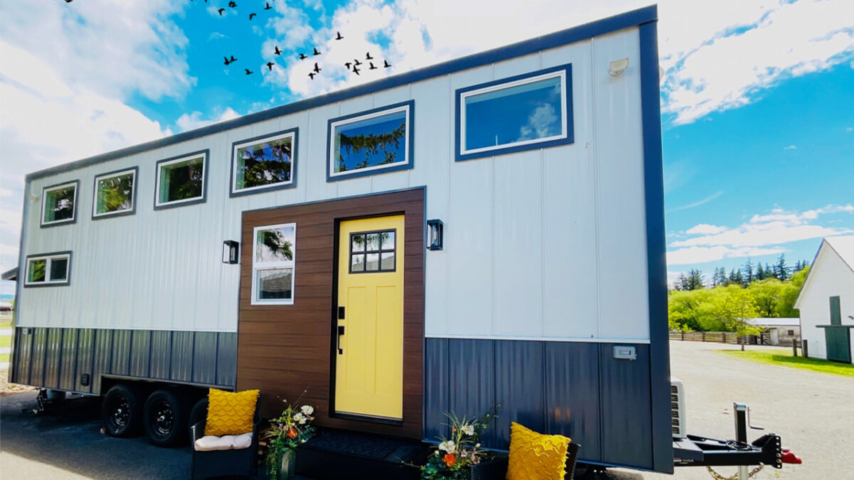 Tiny House With Spa-Inspired Bathroom Exudes Quiet Luxury