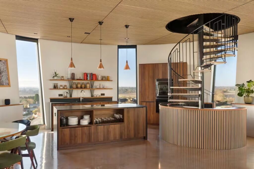 Historic Tonwell Tower Water Tank is Now Six-Story Airbnb Rental