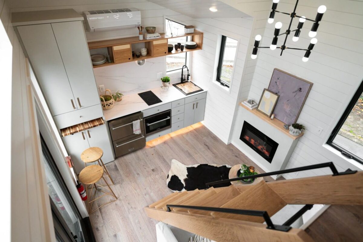 Urban Park Studio Tiny House Offers Sleek Space-Saving Design