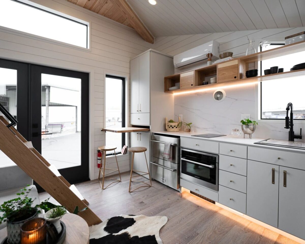 Urban Park Studio Tiny House Offers Sleek Space-Saving Design