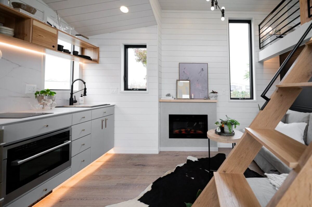 Urban Park Studio Tiny House Offers Sleek Space-Saving Design