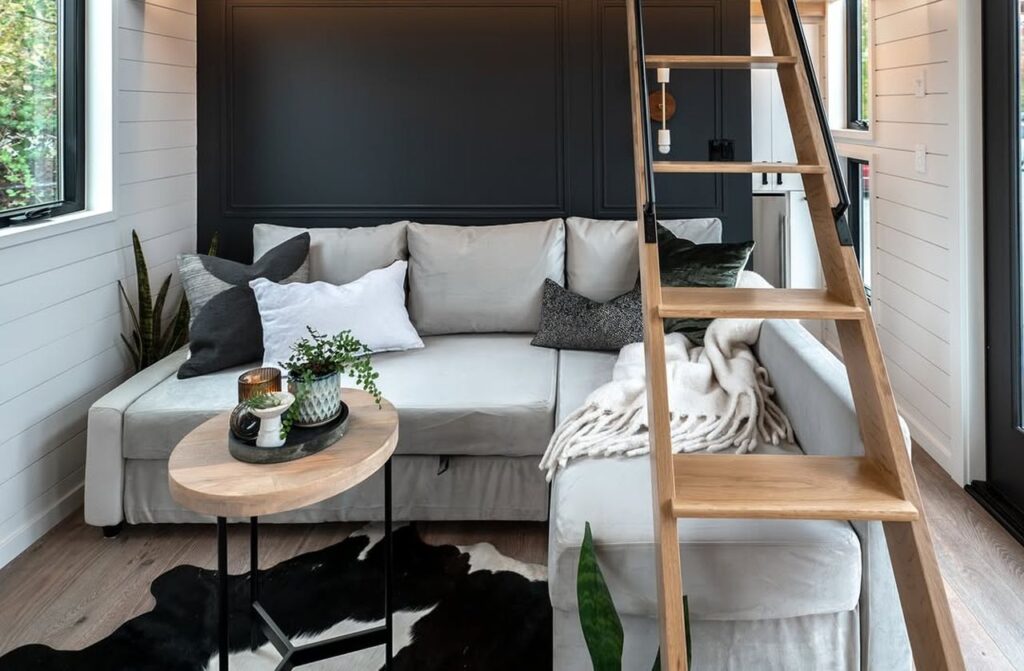 Urban Park Studio Tiny House Offers Sleek Space-Saving Design