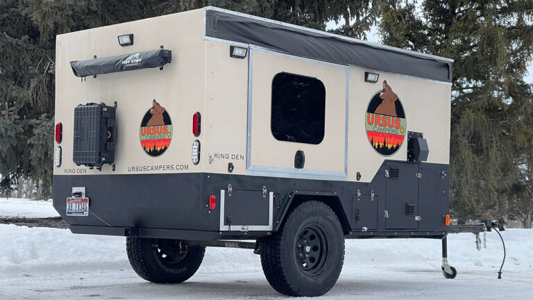 Ursus King Den Camper Trailer With King-Size Bed and Bunk