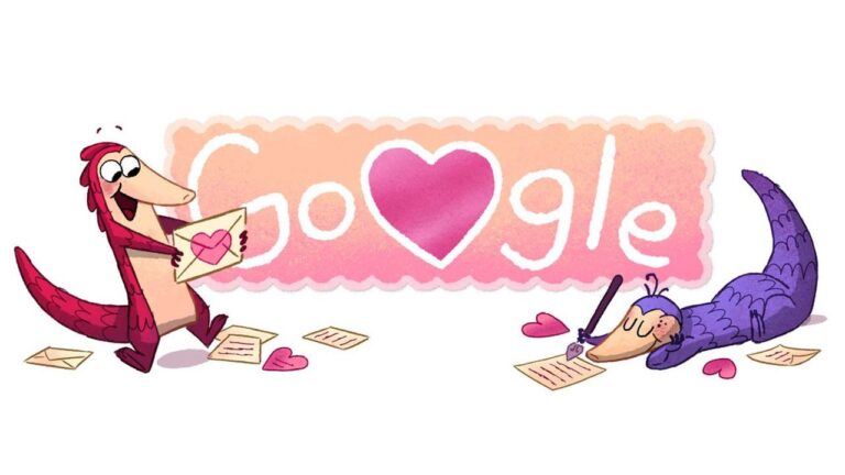 23 Years of Valentine’s Day Google Doodles