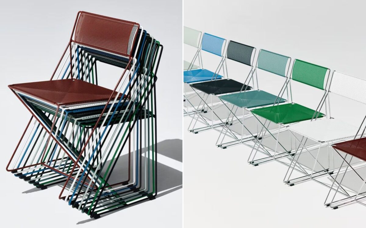 HAY Revives the Iconic Stackable X-Line Chair