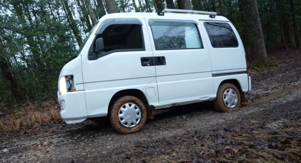 YouTuber Turns 1999 Subaru Van Into Smallest Off-Grid Camper